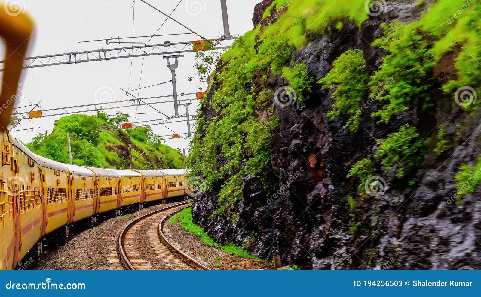 Beautiful Indian Railways Journey from Multi Places Editorial Stock ...