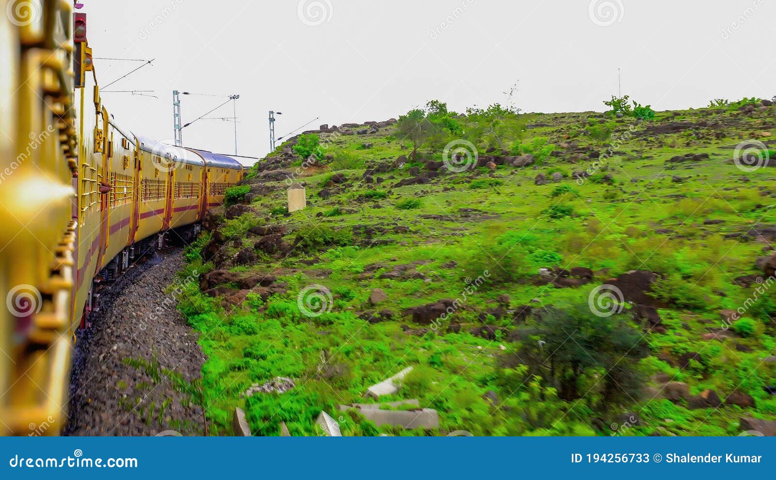 Beautiful Indian Railways editorial stock photo. Image of mountain ...