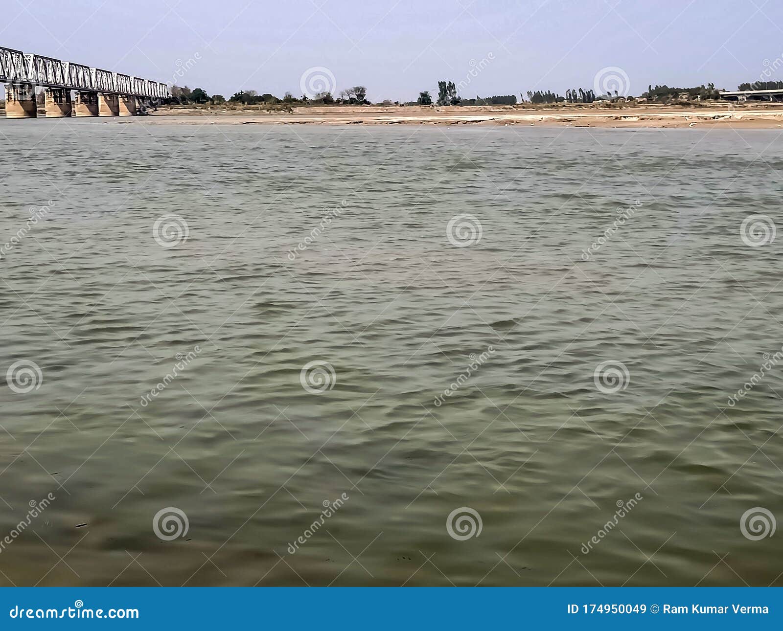 Beautiful Indian River Image India Stock Image - Image of india ...