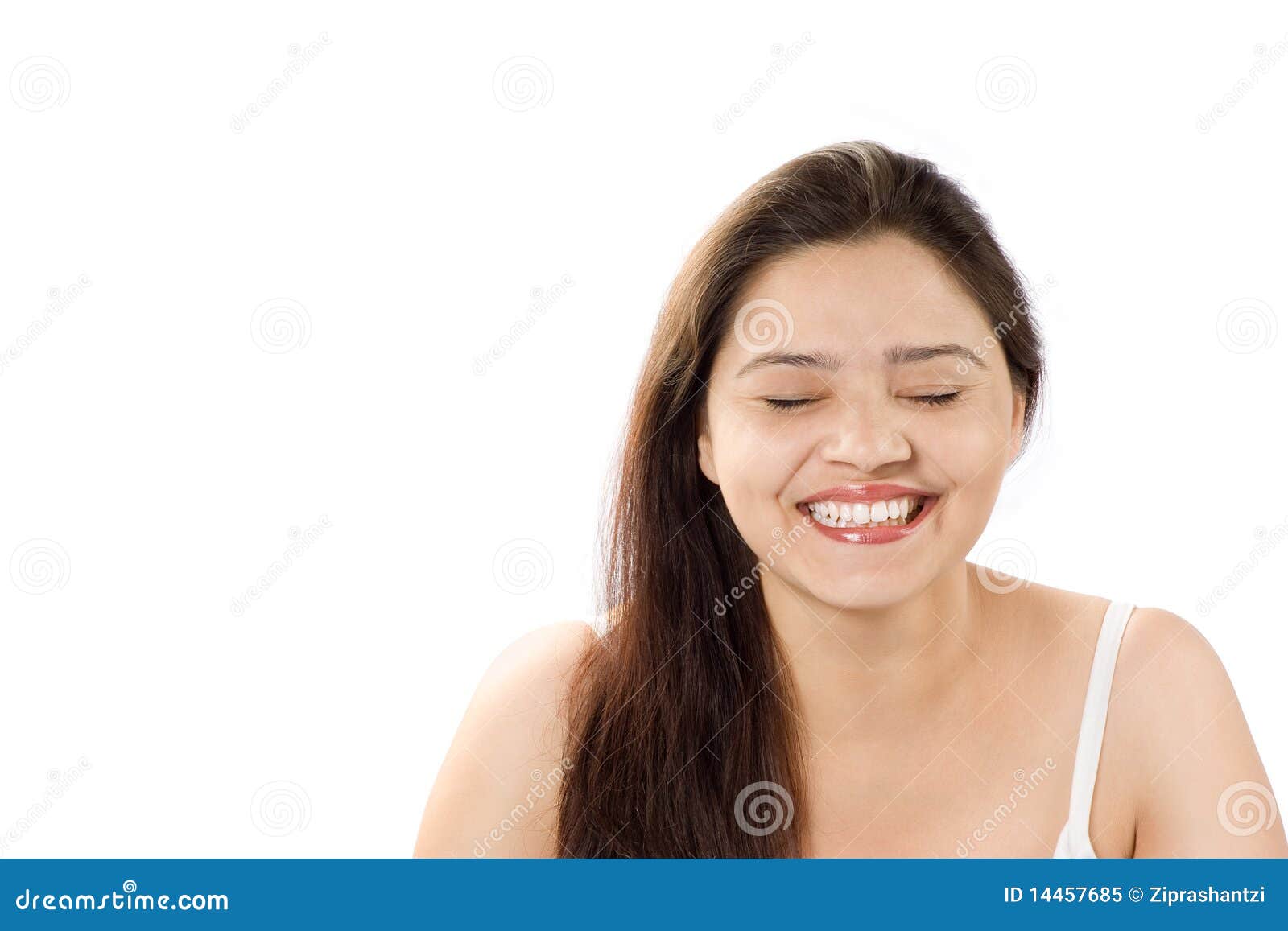 A Beautiful Indian Smiling Girl Stock Image - Image of fair, smile ...