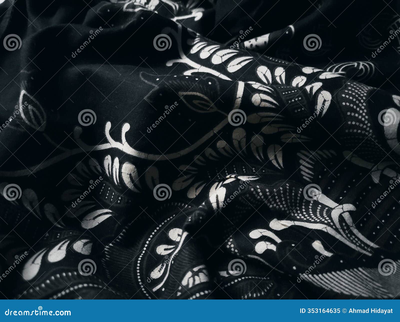 Beautiful Indonesian Batik Background and Patterns Covered with ...