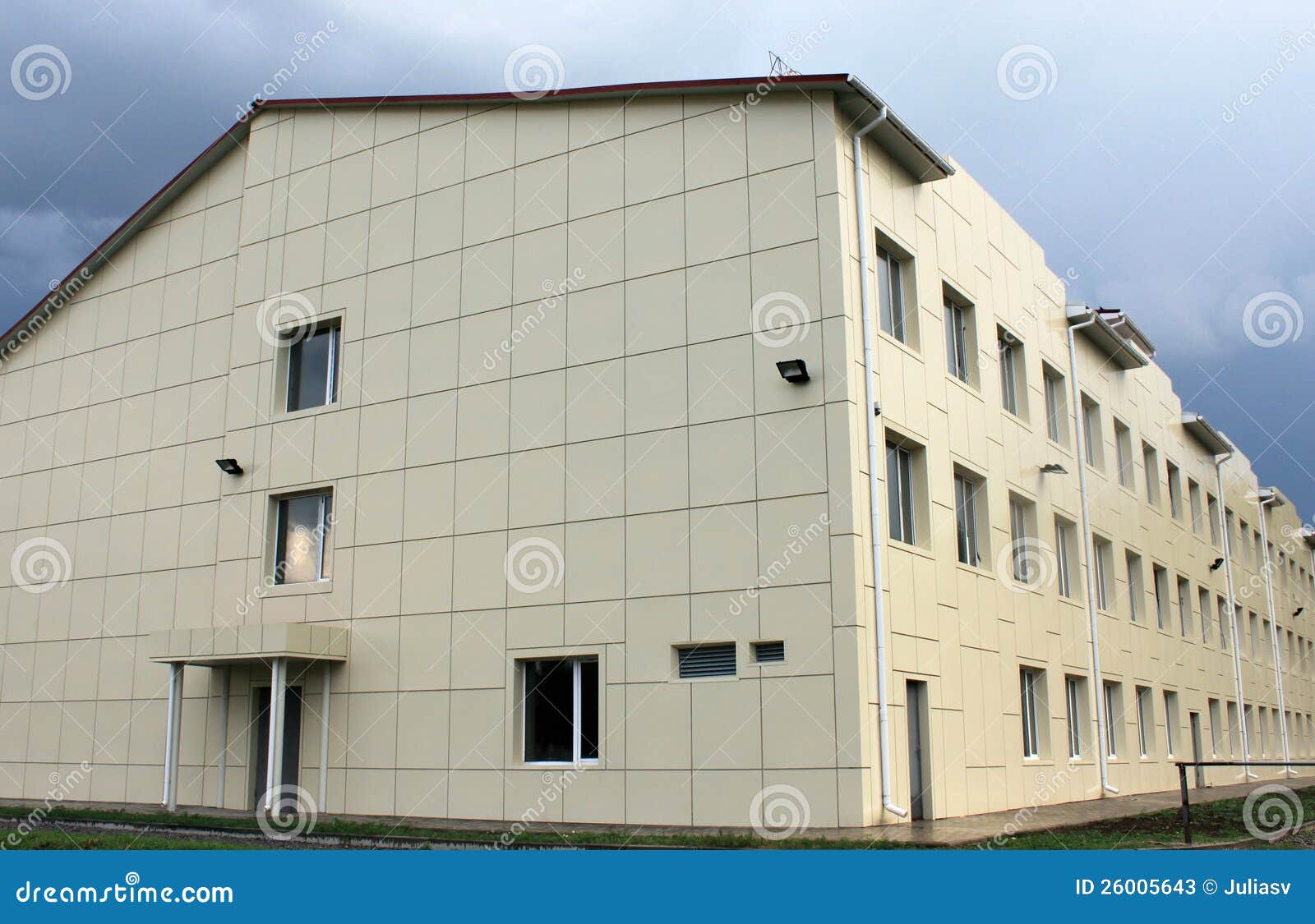 Beautiful Industrial Building Stock Image - Image of construction ...