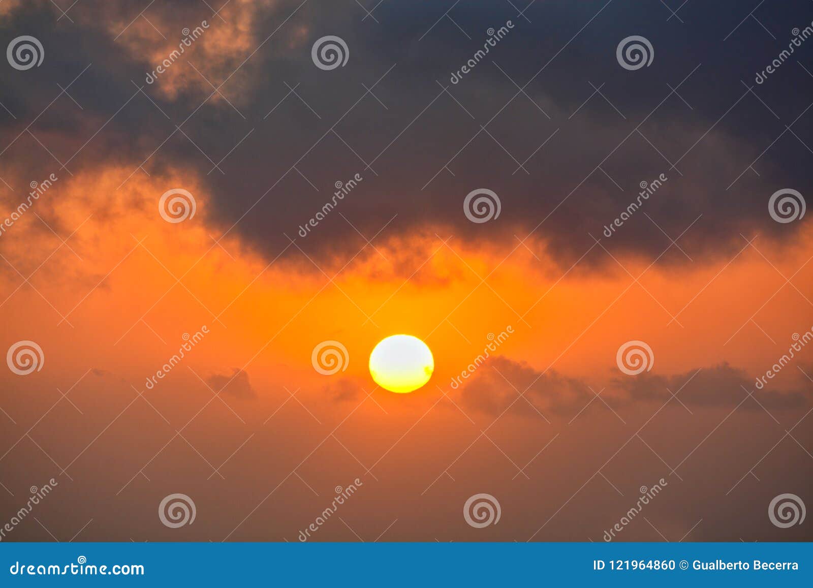 Beautiful and Intense Sunrise Close Up Stock Photo - Image of shiny ...
