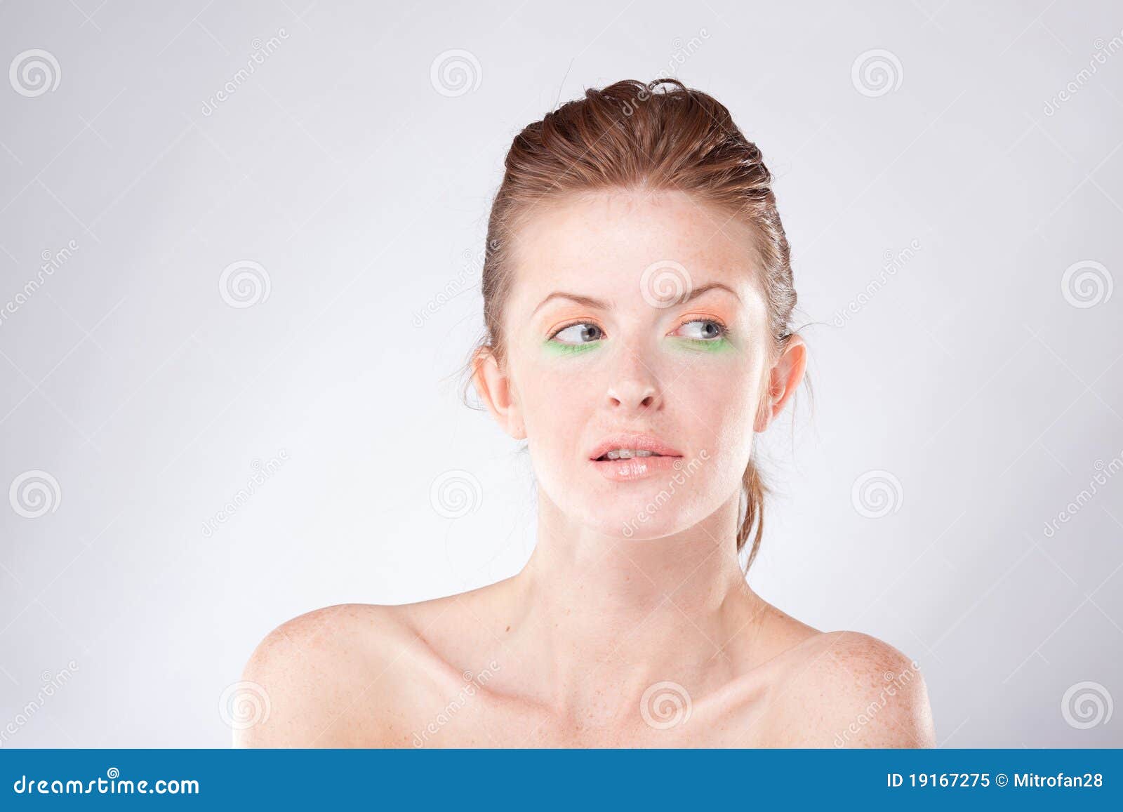 Beautiful Interested Red-haired Woman Stock Image - Image of emotion ...