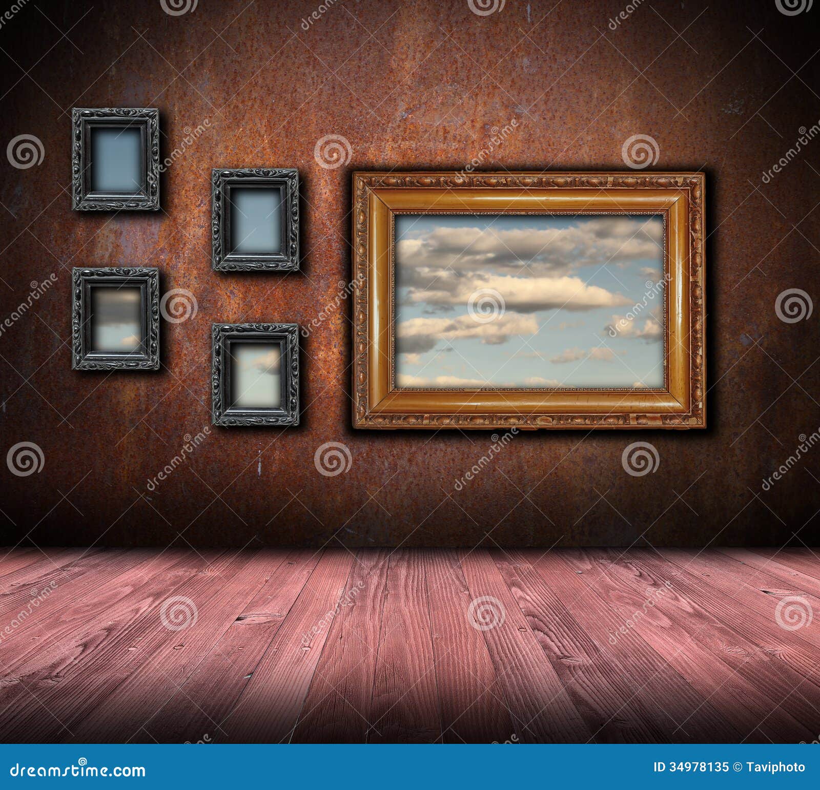 Beautiful Interior Backdrop Stock Illustration - Illustration of frame ...