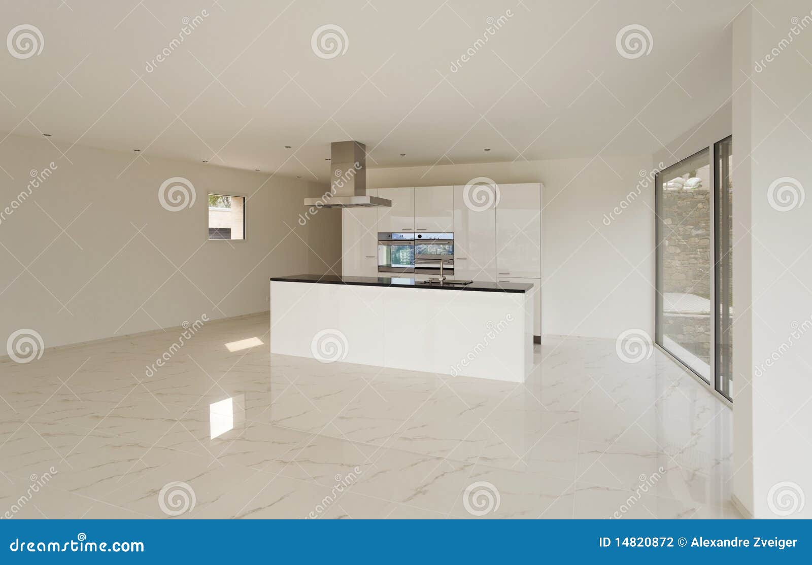 Beautiful Interior of a Modern House Stock Photo - Image of ceiling ...