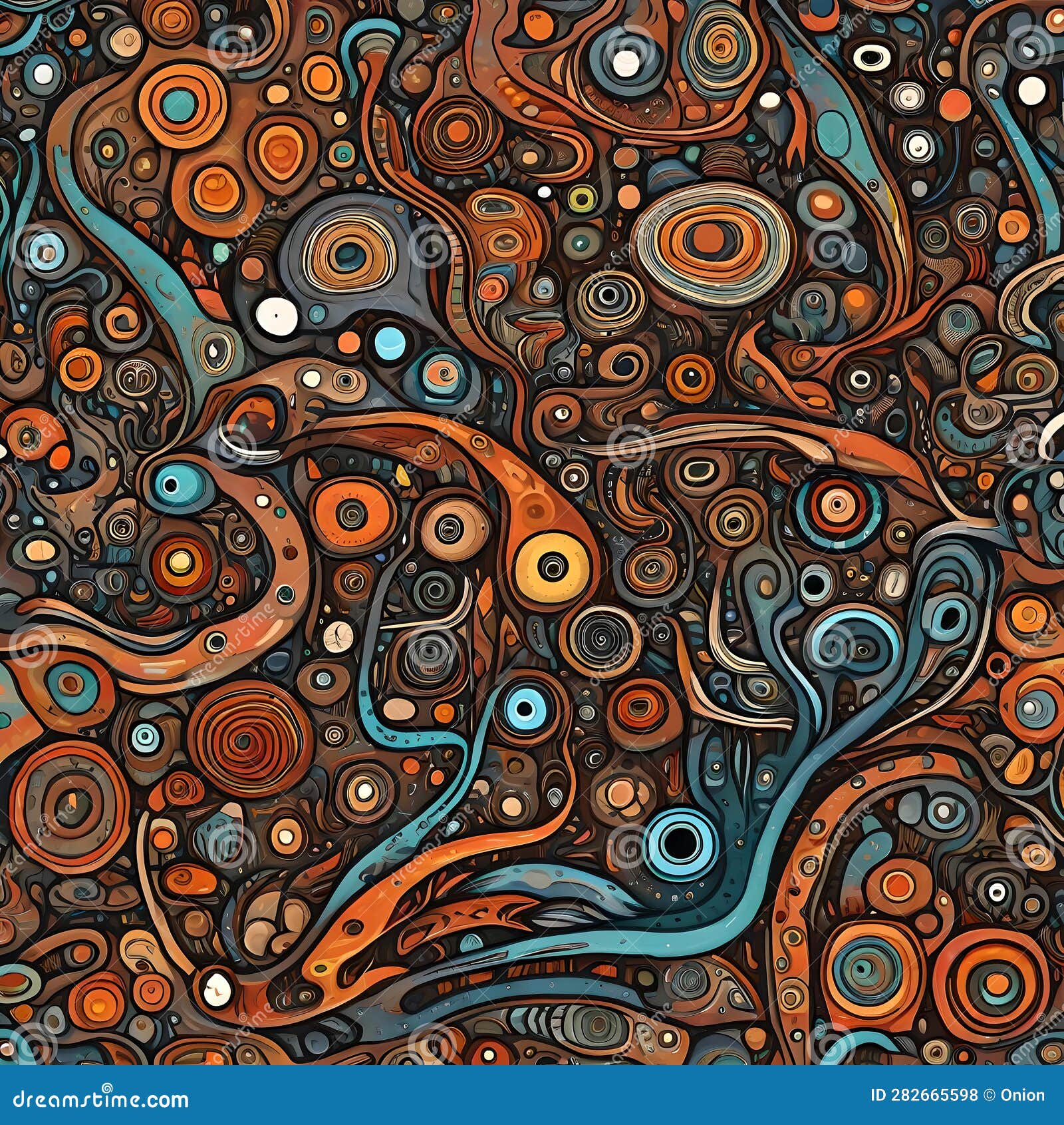 Beautiful Intricate Abstract Pattern Background - Ai Generated Image ...