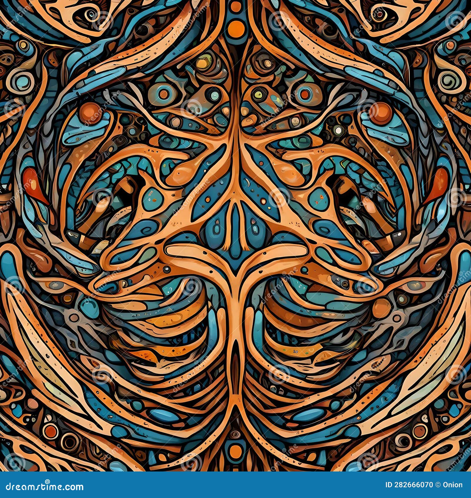 Beautiful Intricate Abstract Pattern Background - Ai Generated Image ...