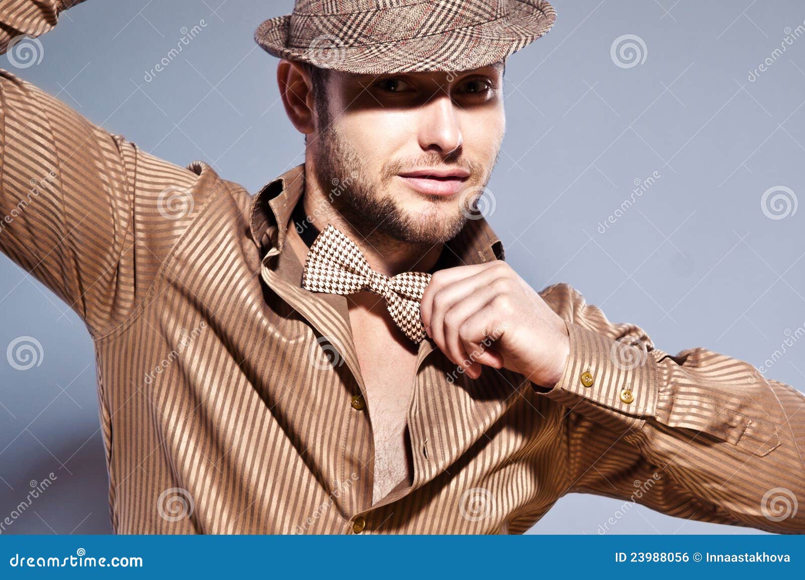 Beautiful, intriguing man stock photo. Image of expression - 23988056