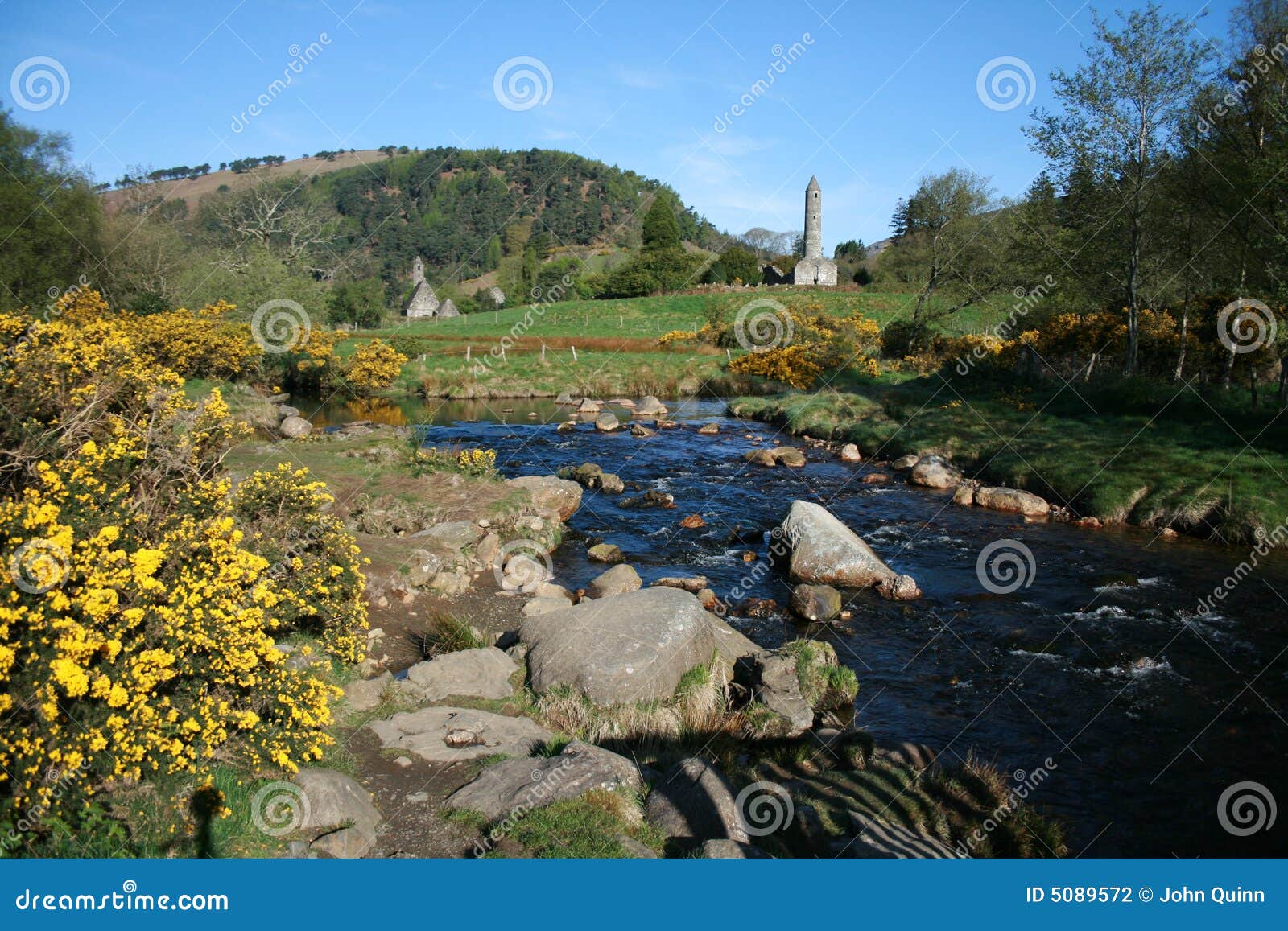 Beautiful Irish landscape stock photo. Image of monument - 5089572