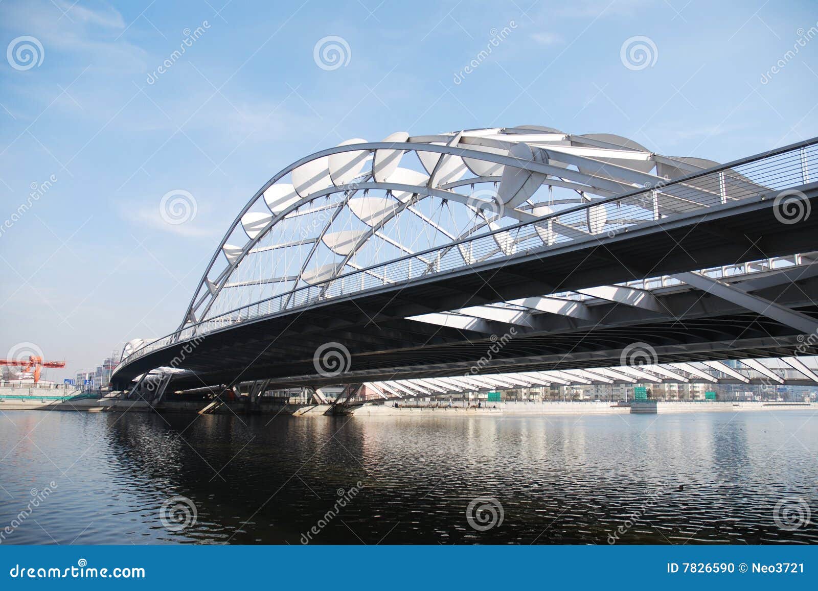 Beautiful Iron Bridge stock photo. Image of construction - 7826590