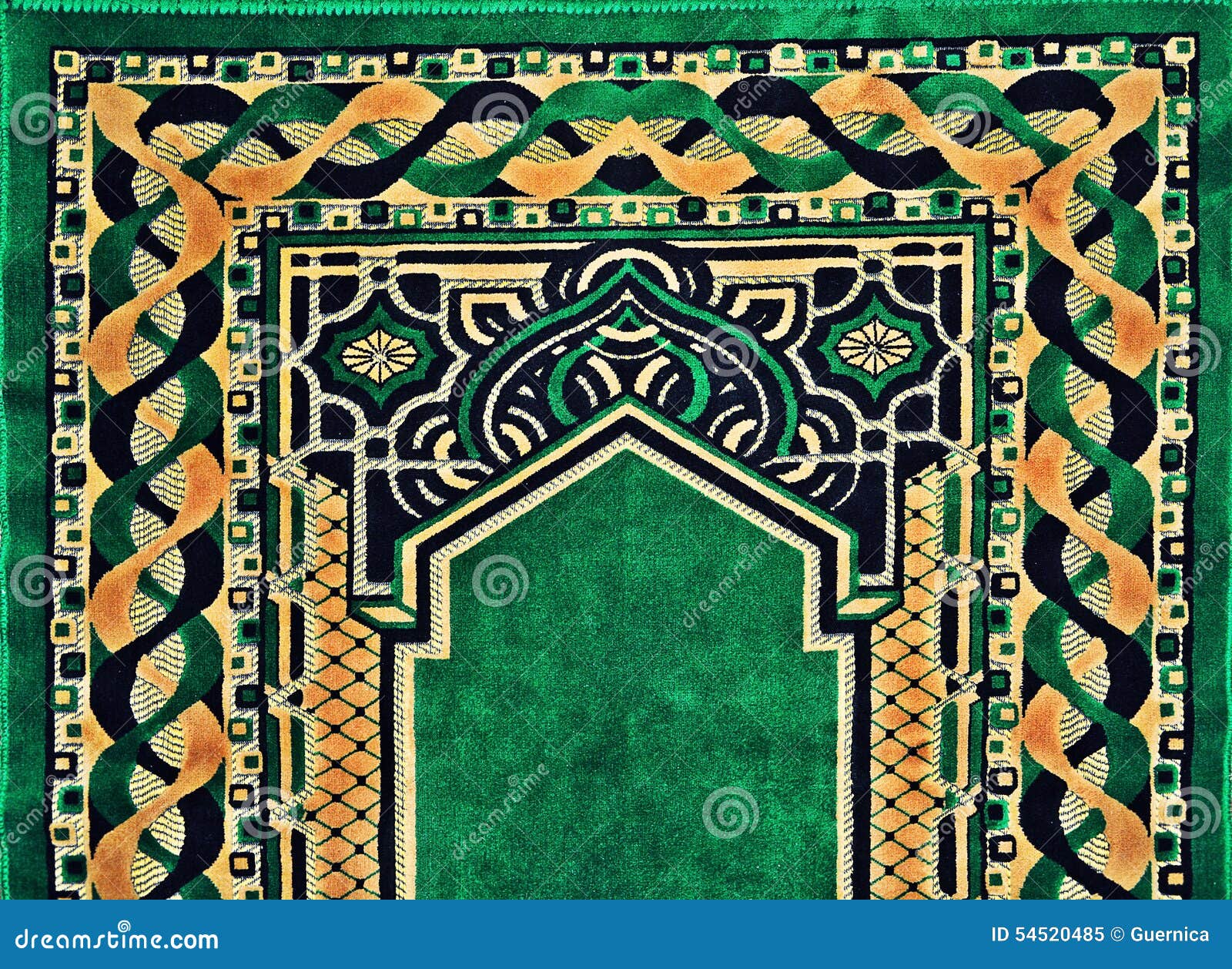 Beautiful Islamic Praying Rug Pattern Stock Image - Image of decorative ...