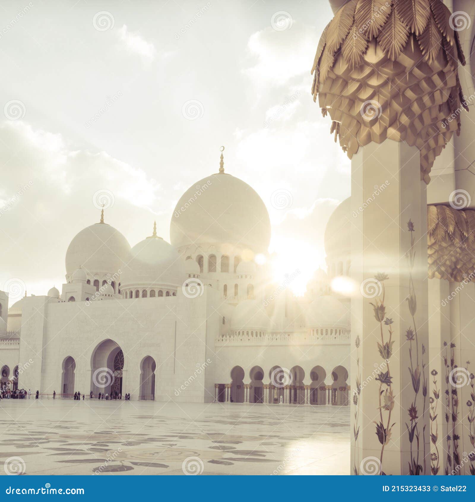 Beautiful Islamic Religious Background Stock Image - Image of ...