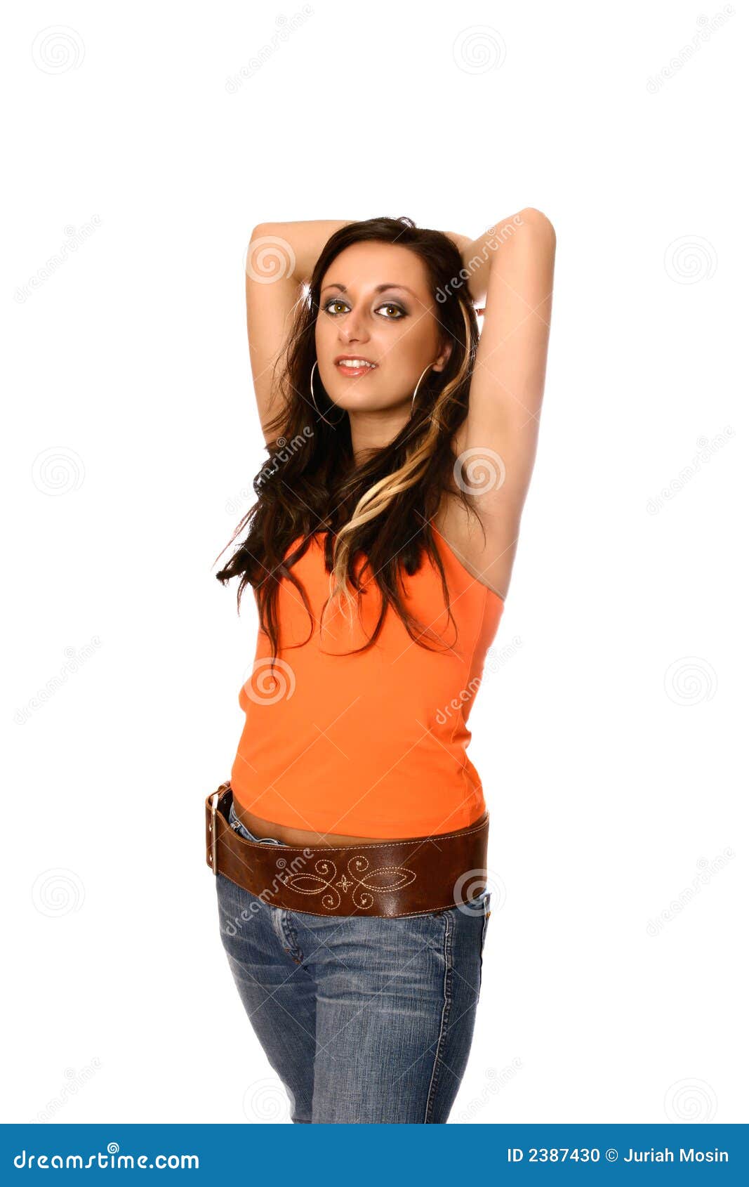 Beautiful Italian model stock photo. Image of belt, lips - 2387430