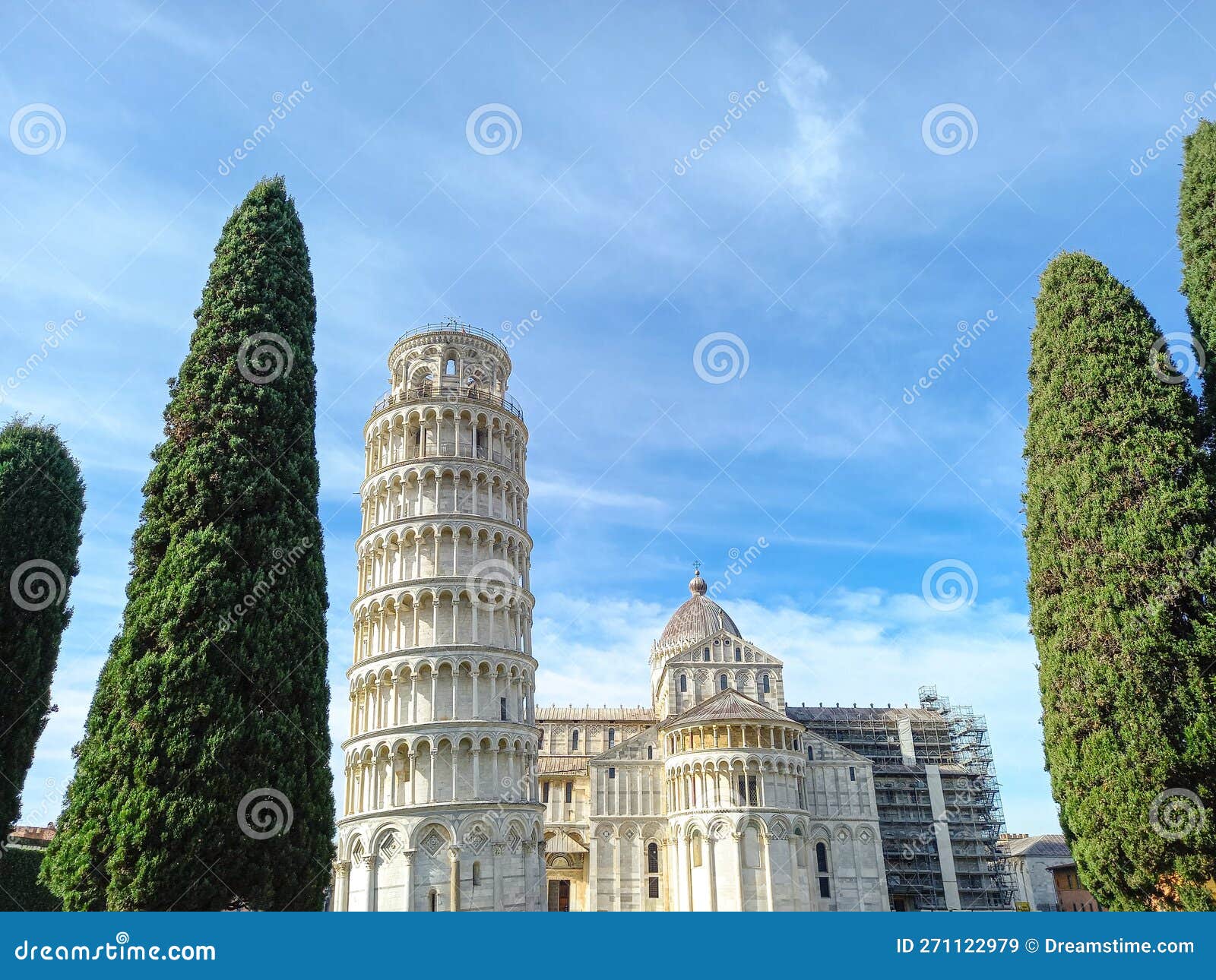 A Beautiful Italian Postcard: Pisa Stock Image - Image of church ...