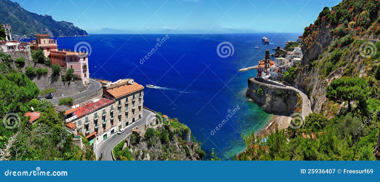 Beautiful Italy Series - Atrani Stock Image - Image of naples ...