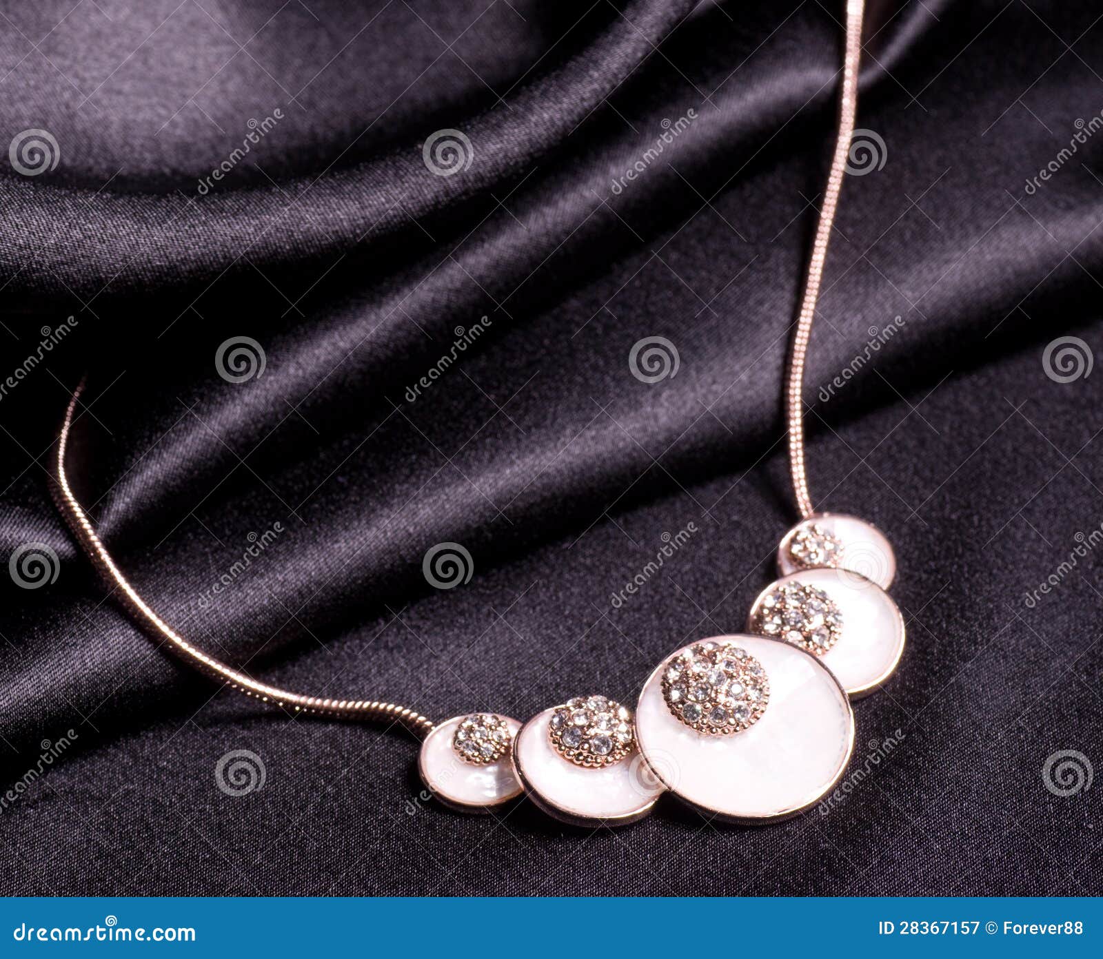 Beautiful Jewelry on Background Stock Image - Image of metal, necklace ...