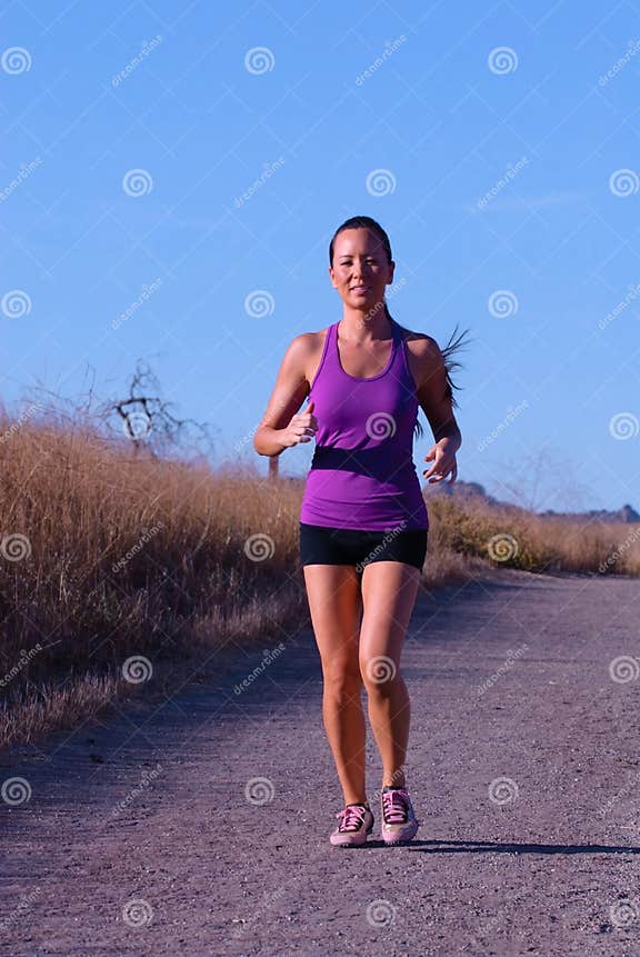 Beautiful Jogger stock image. Image of smile, exercise - 7037727