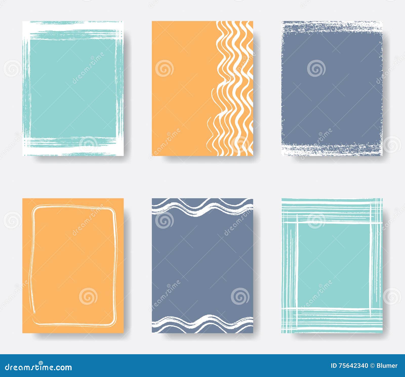 Beautiful Journal Card Frames Stock Vector - Illustration of greeting ...