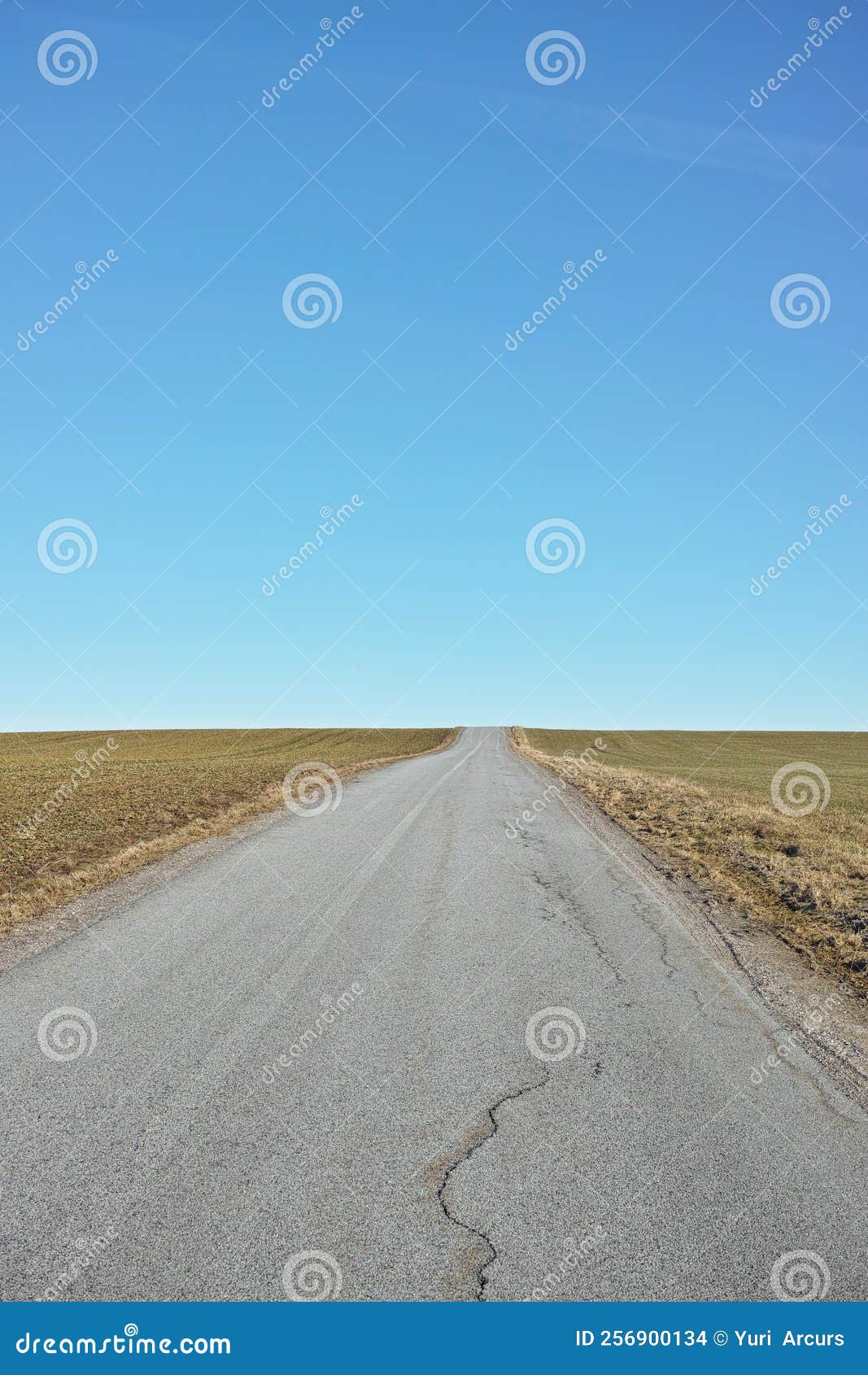 Beautiful Journeys. an Empty Road through the Countryside. Stock Photo ...