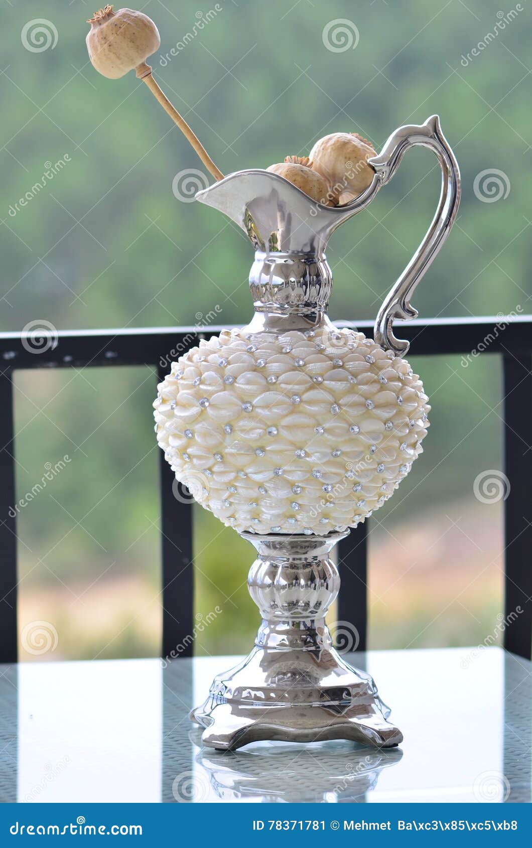 A beautiful jug stock image. Image of elegance, poppy - 78371781