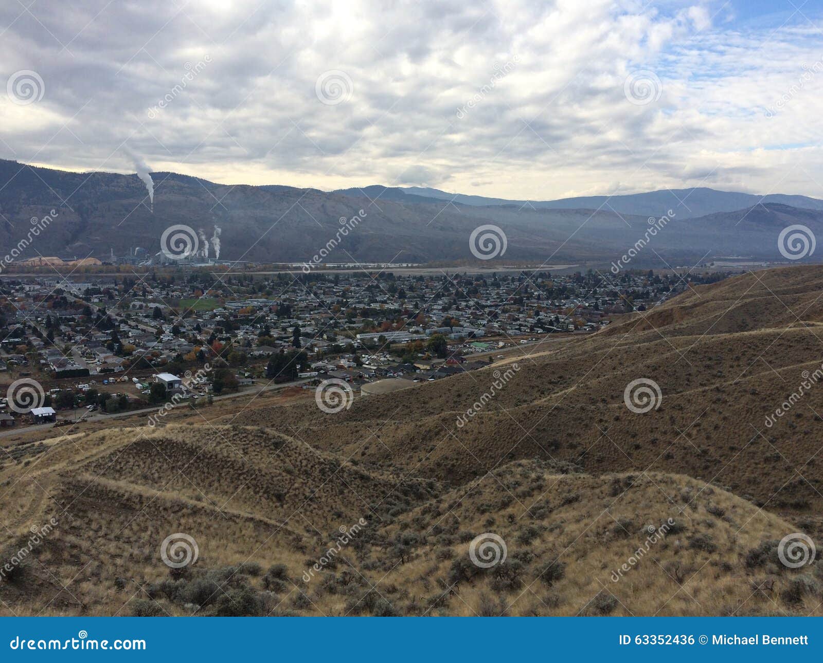 Beautiful Kamloops City View on a Hike Stock Photo - Image of beautiful ...