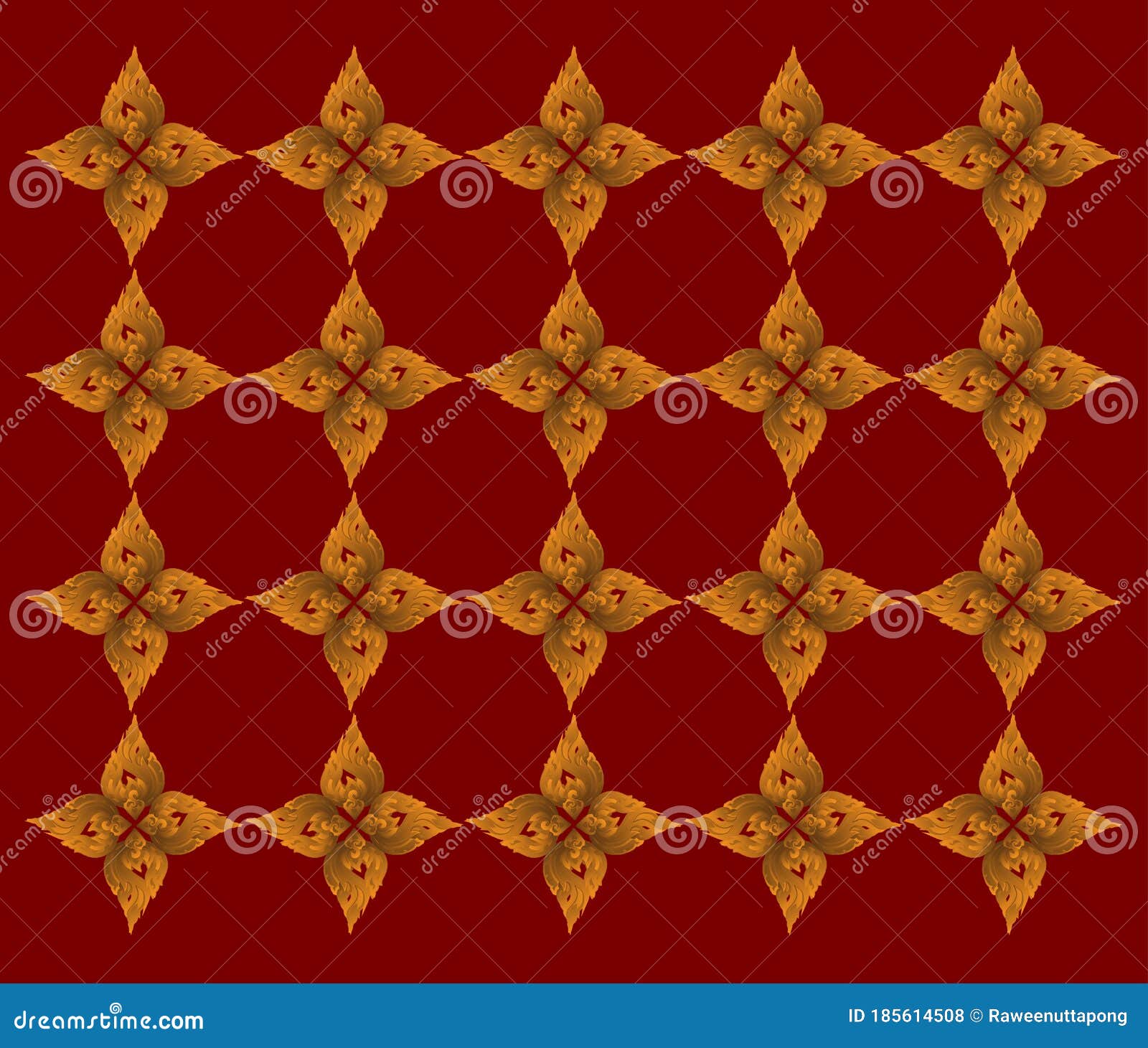 Lai Kanok Traditional Thai Pattern Royalty-Free Stock Photo ...