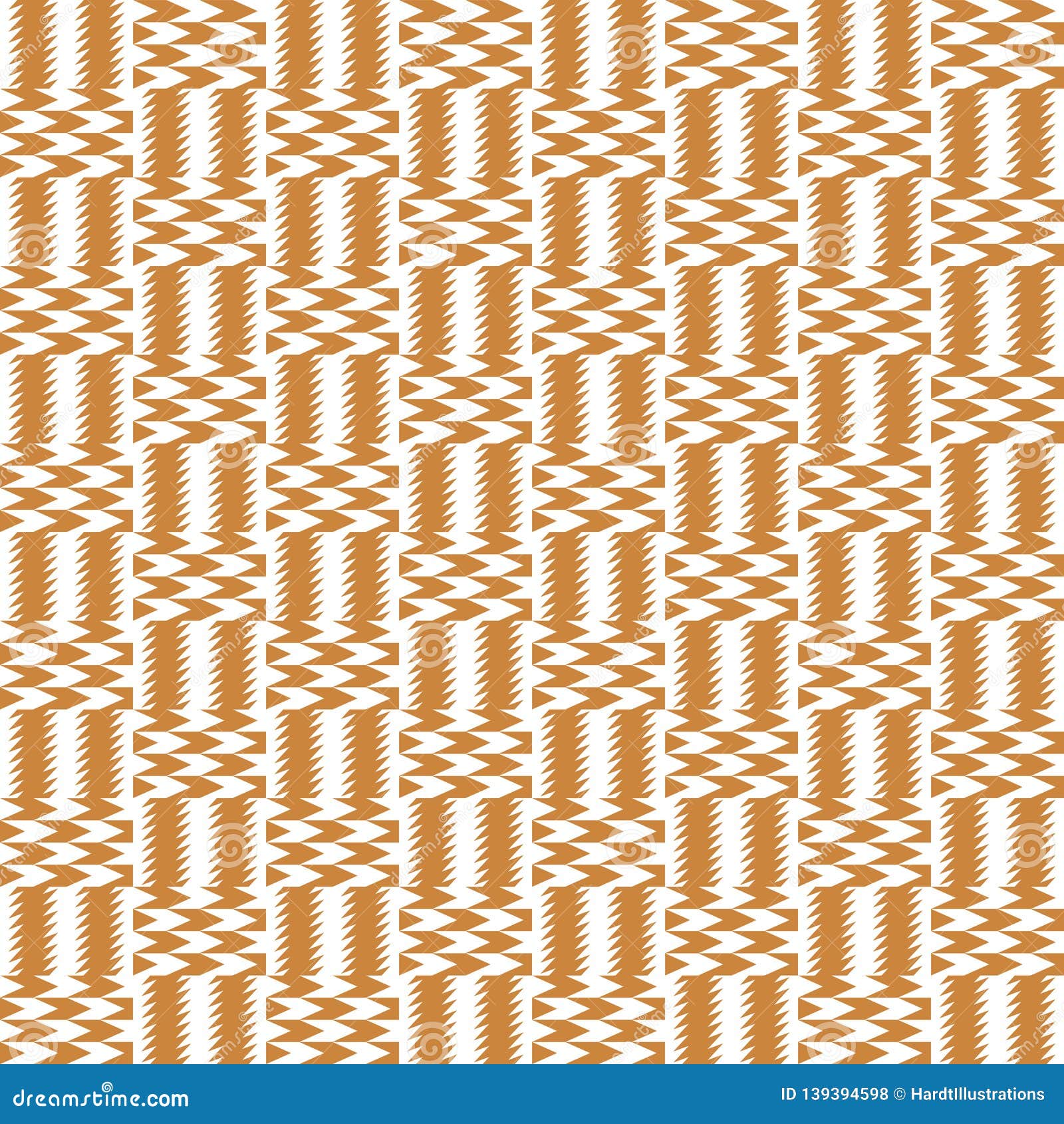 Gold and White Kente Cloth Seamless Pattern Stock Vector - Illustration ...