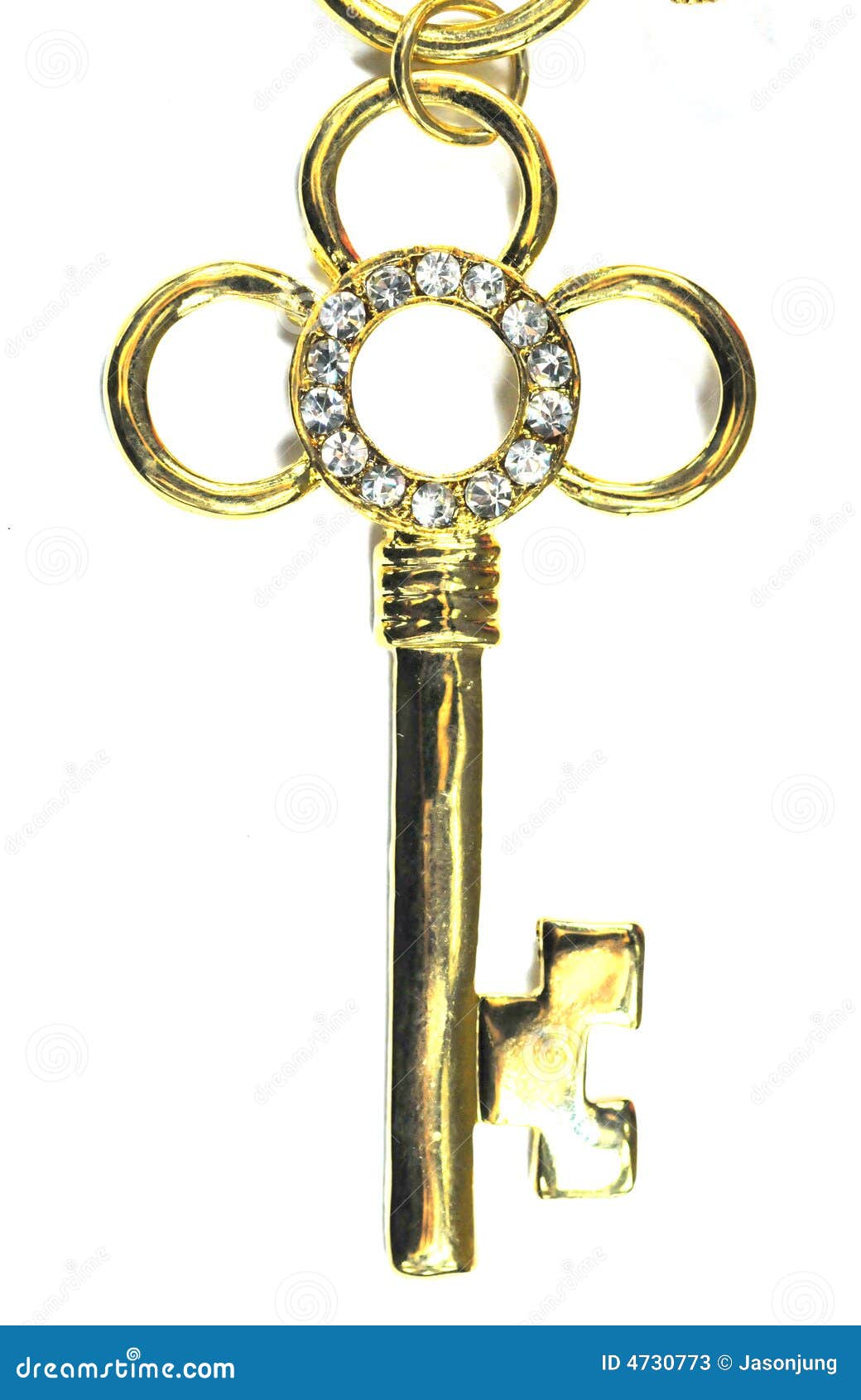 Beautiful key with diamond stock image. Image of home - 4730773