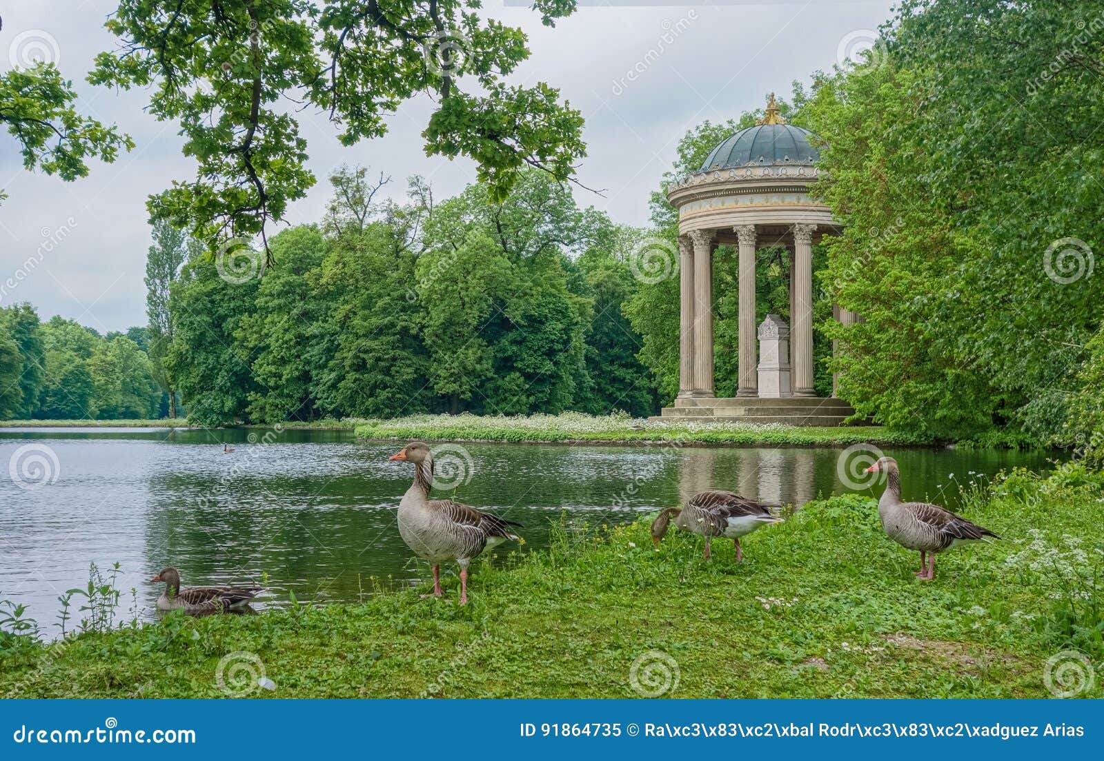 A Beautiful Kiosk In Munich, Germany Stock Image | CartoonDealer.com ...