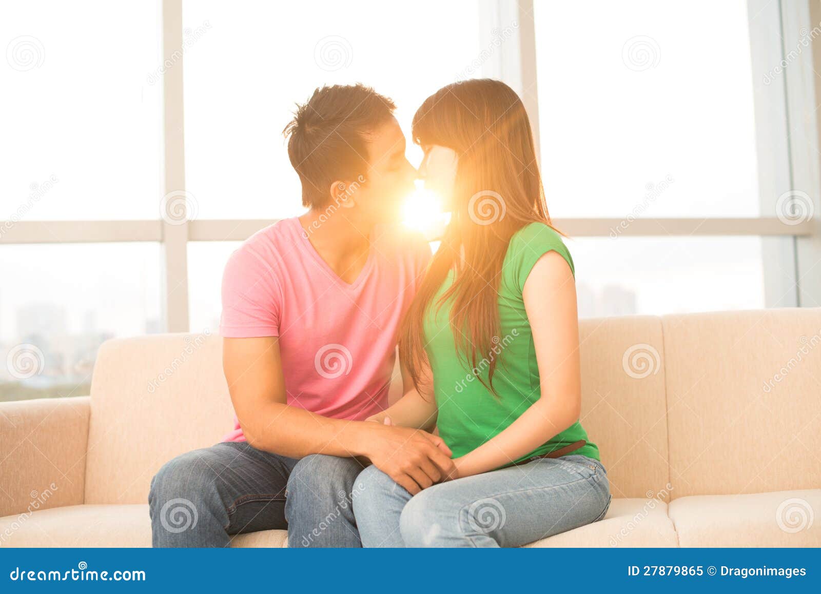 Beautiful kiss stock image. Image of affectionate, natural - 27879865