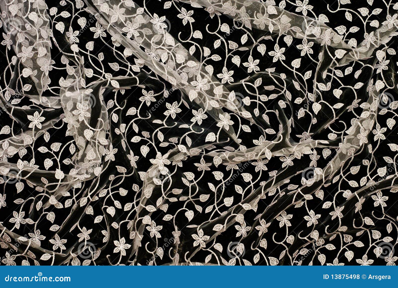 Beautiful Lacy Tissue with Flowers Stock Photo - Image of abstract ...