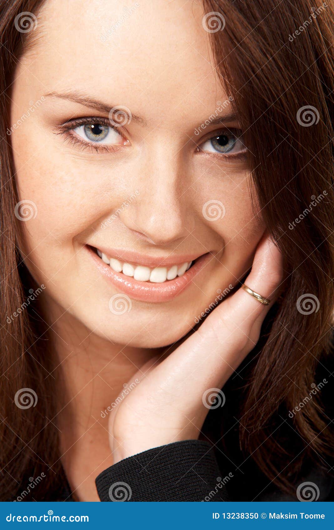 Beautiful lady stock photo. Image of closeup, clean, brunette - 13238350