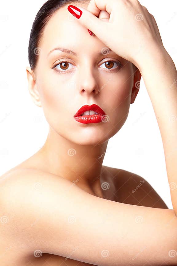 Beautiful lady stock image. Image of glance, glamor, beauty - 19550375