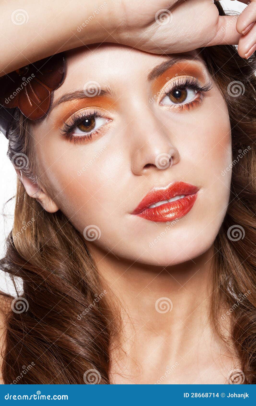 Beautiful lady stock photo. Image of hand, fashion, look - 28668714