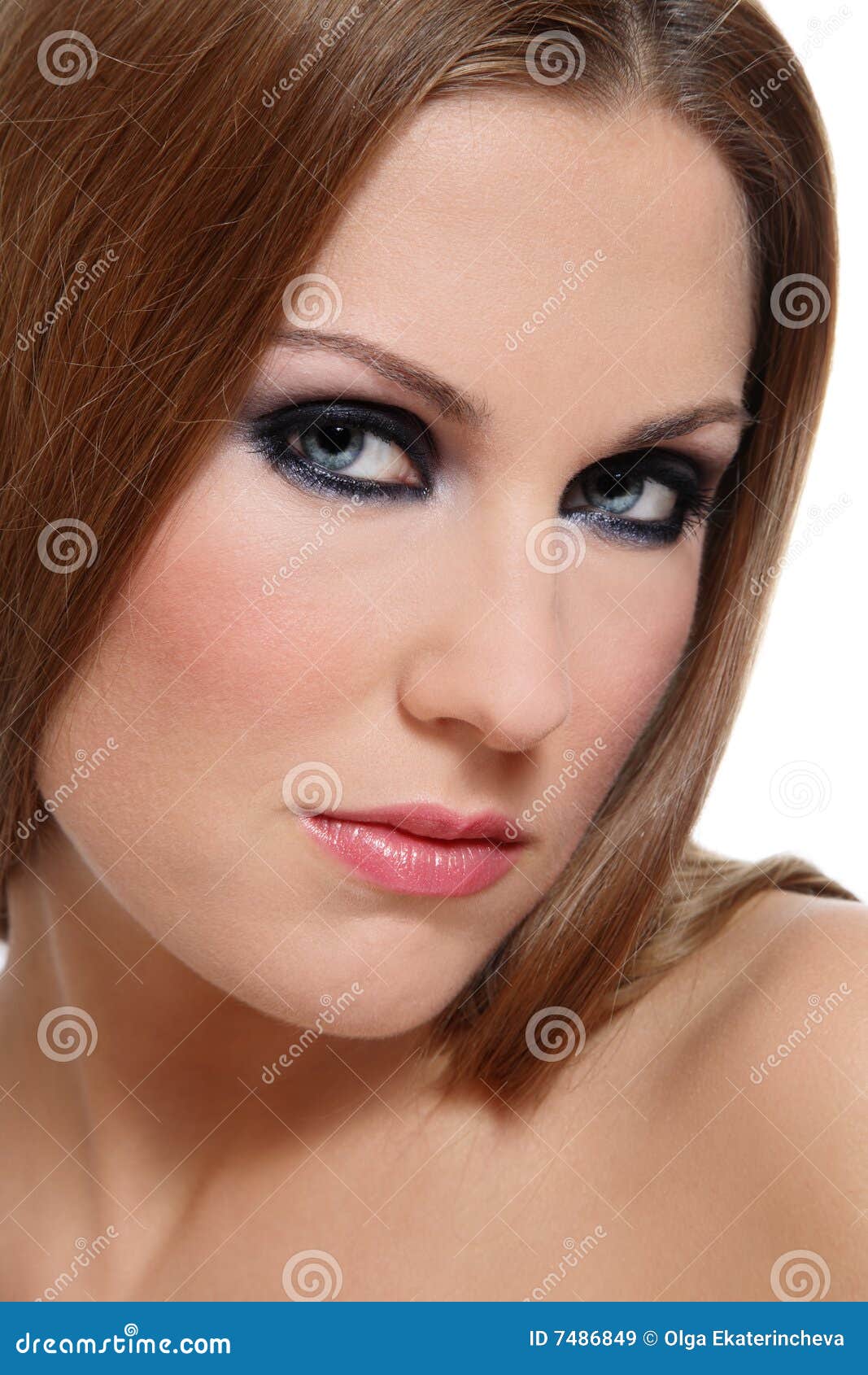 Beautiful lady stock image. Image of fashion, woman, white - 7486849