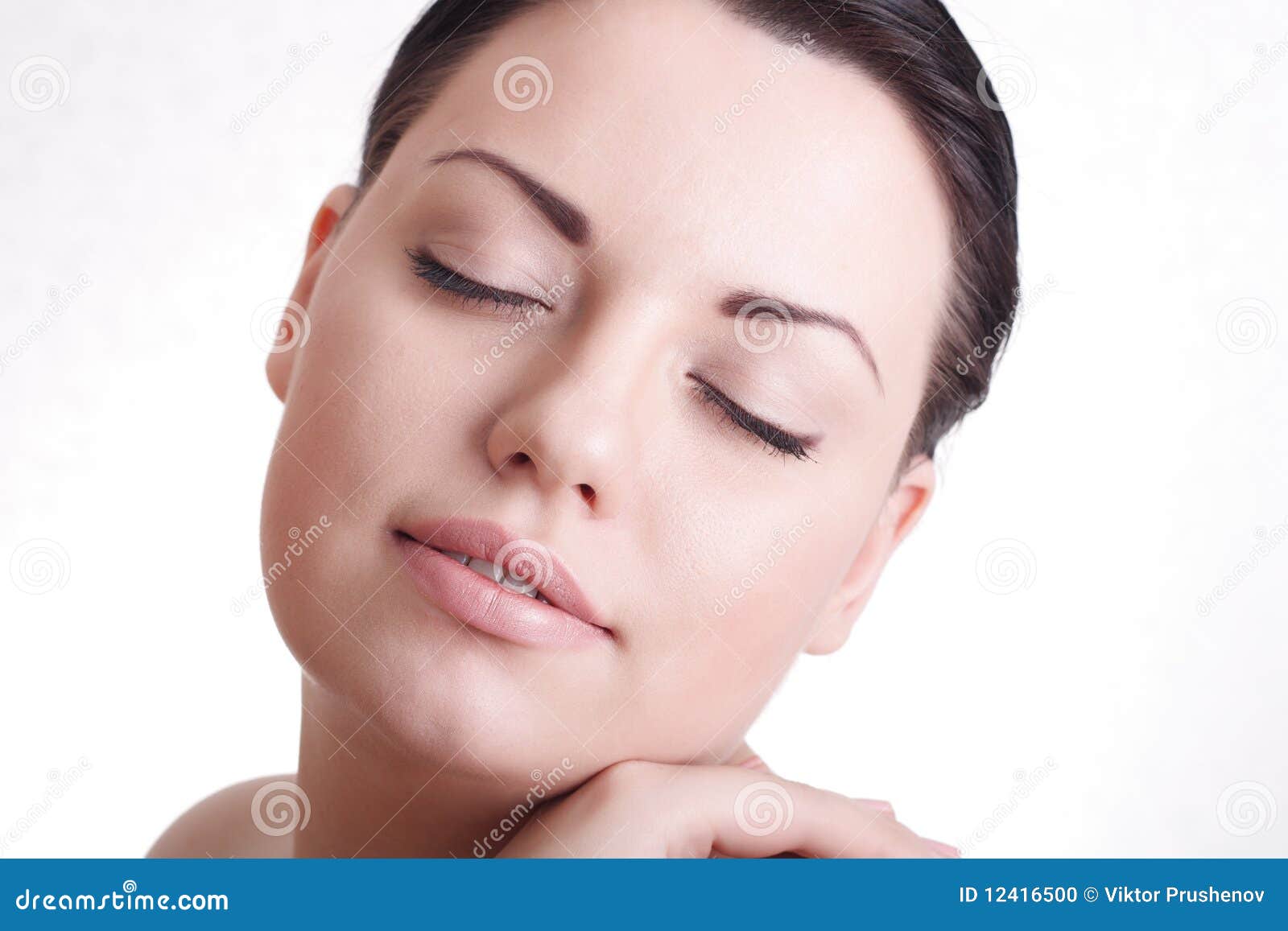 Beautiful Lady with Healthy Skin Stock Photo - Image of look, eyeshadow ...