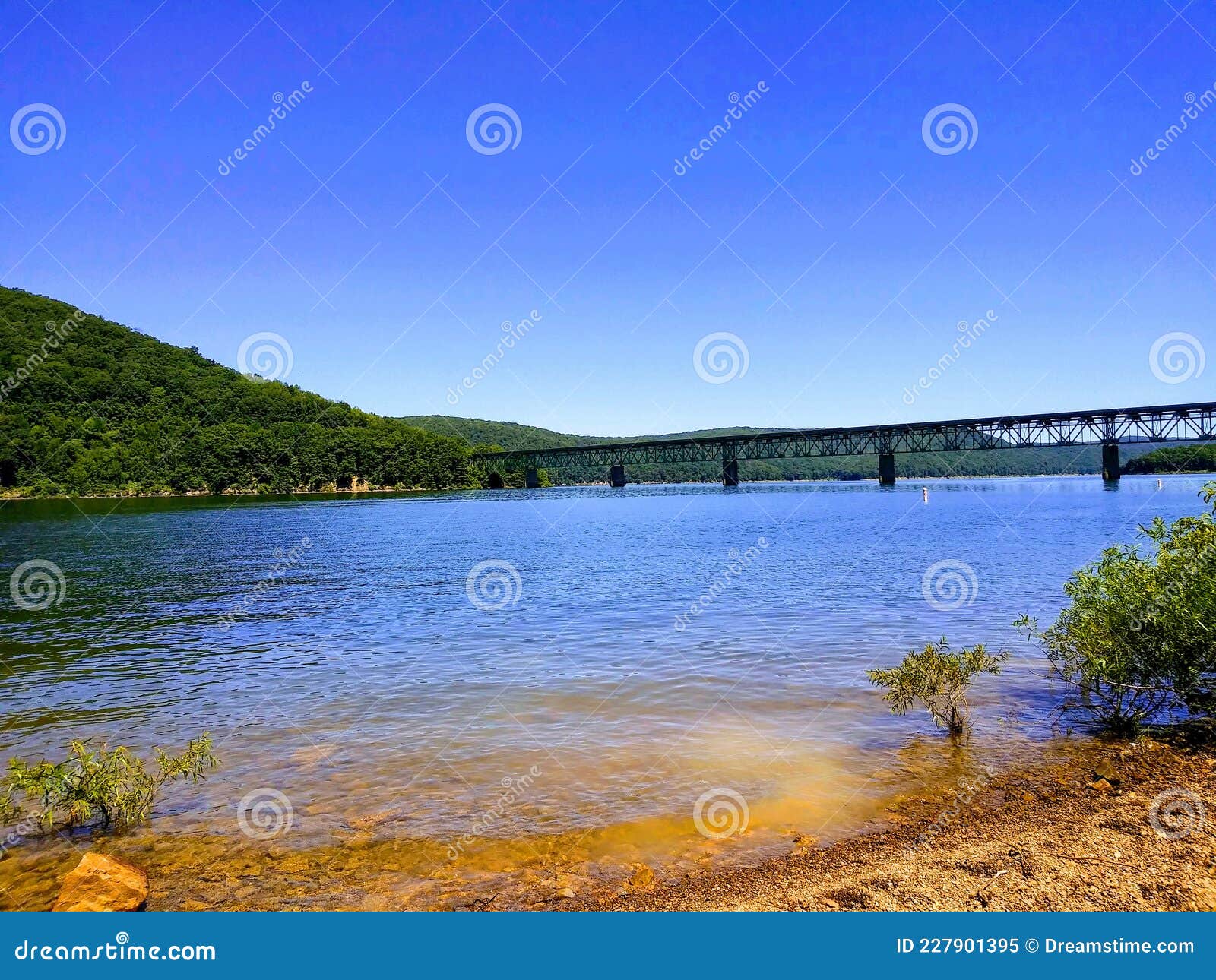 Beautiful lake front view stock image. Image of beautiful - 227901395