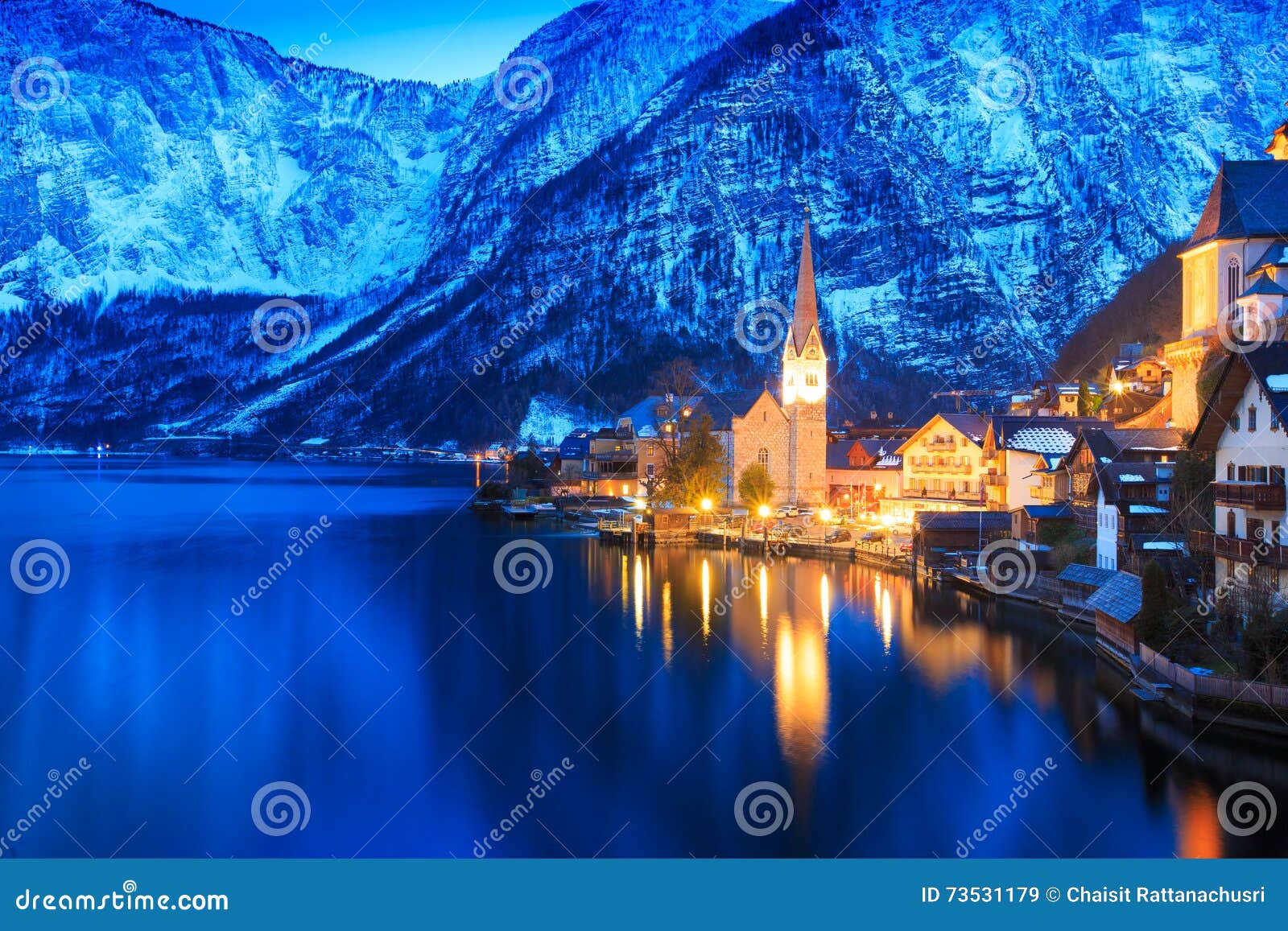 Beautiful Lake at Hallstatt Stock Image - Image of cool, hallstatt ...