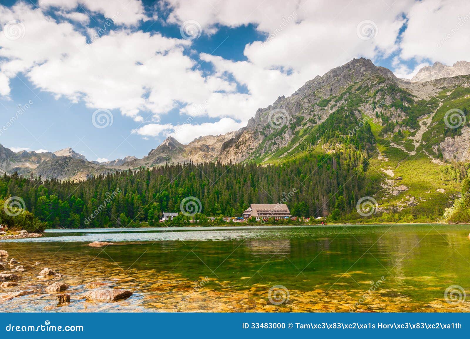 Beautiful Lake in High Tatra Stock Photo - Image of clean, range: 33483000