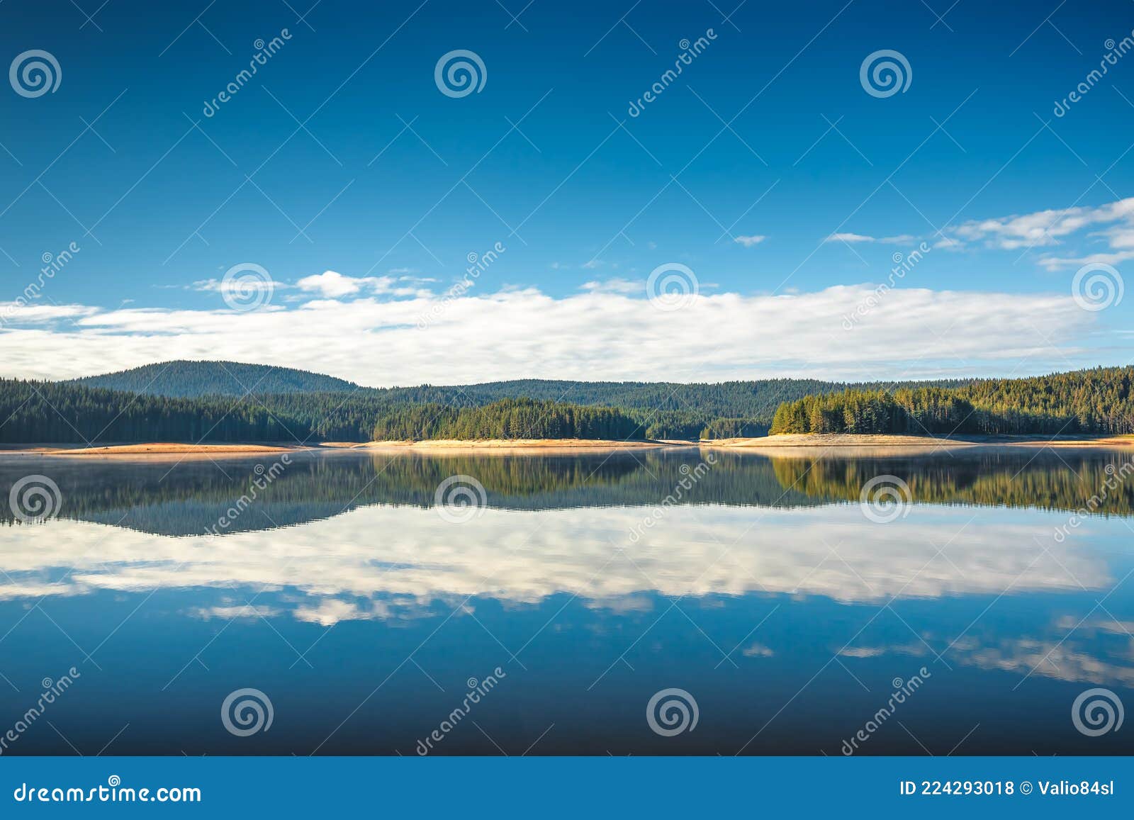 Beautiful Lake and Mountains Stock Photo - Image of mountains, nature ...