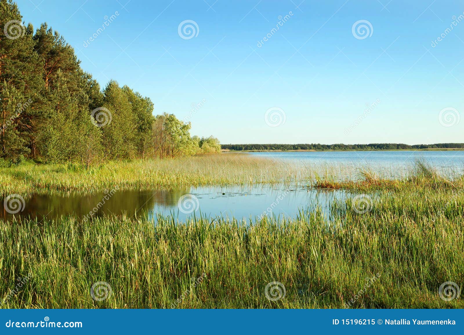 Beautiful lake view stock image. Image of evening, nature - 15196215