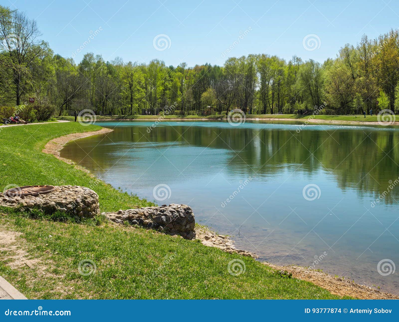 Beautiful Lake, View from the Water. Stock Photo - Image of landscape ...