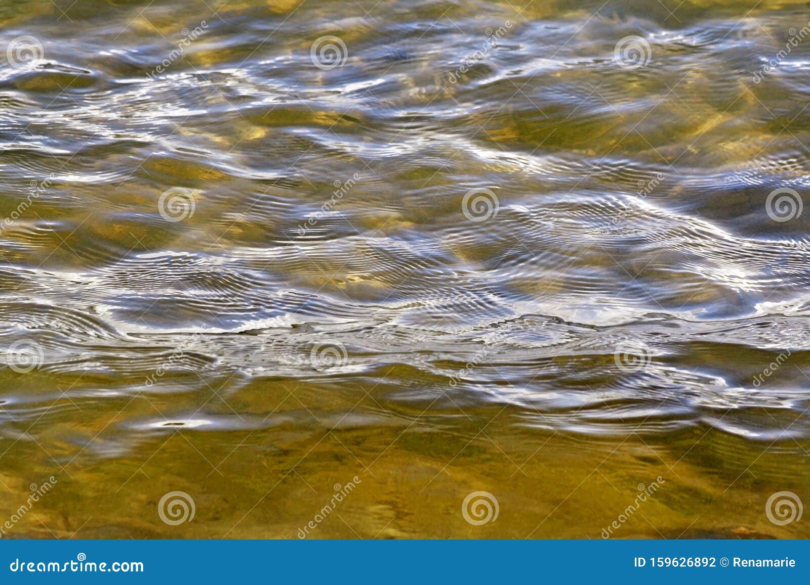 Beautiful Lake Waters with Soft Ripples on Surface Stock Photo - Image ...