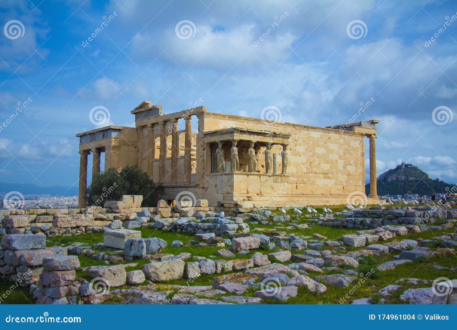 Beautiful Landscape of the Acropolis Stock Photo - Image of landscape ...