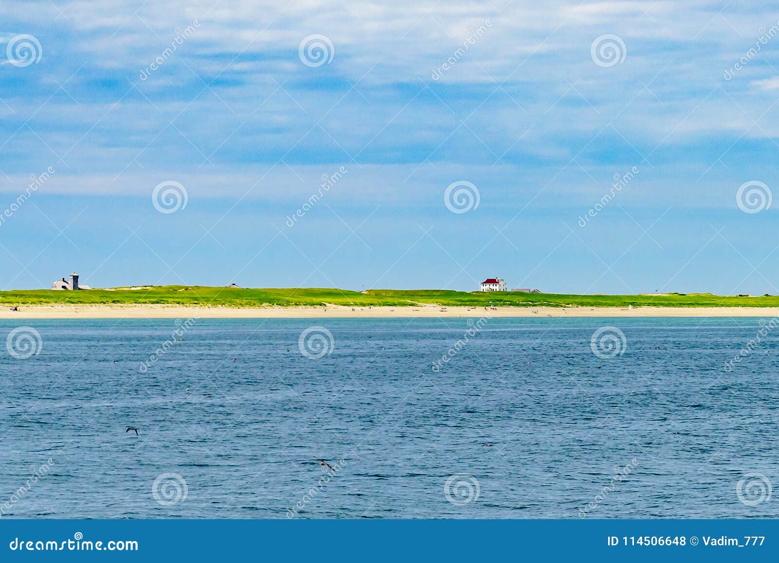Beautiful Landscape of Atlantic Ocean Beach Cape Cod Massachusetts ...