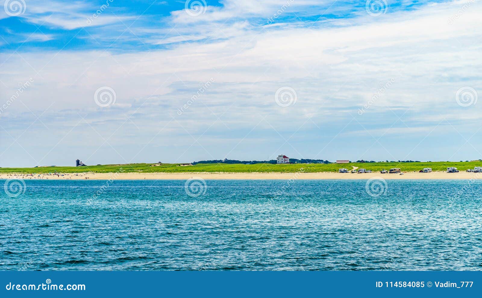 Beautiful Landscape of Atlantic Ocean Beach Cape Cod Massachusetts ...