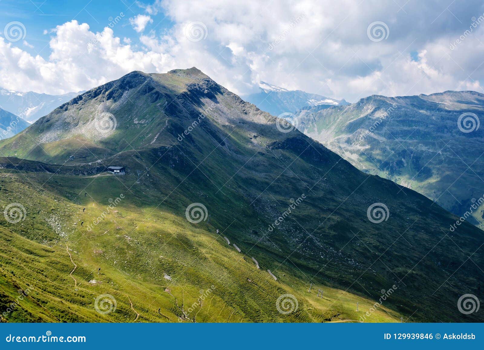 Beautiful Landscape of the Austrian Alps, Europe Stock Photo - Image of ...