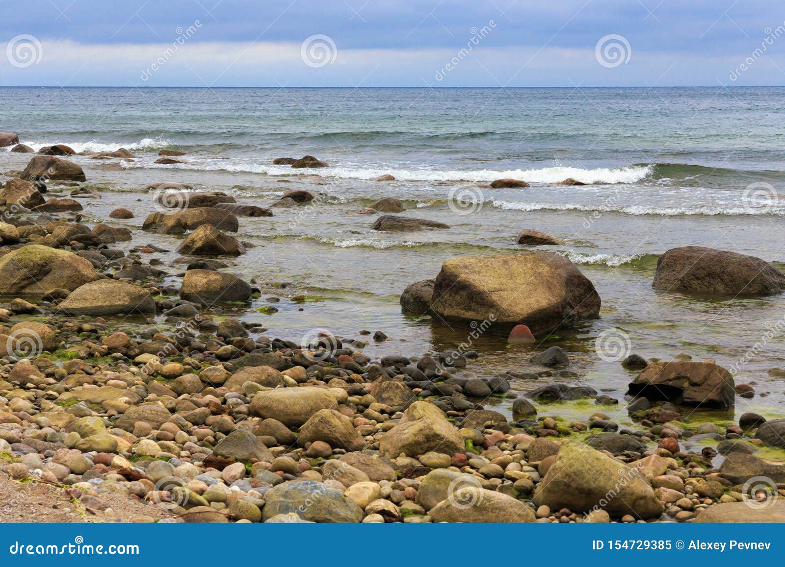 Beautiful Landscape of the Baltic Sea Stock Image - Image of nature ...