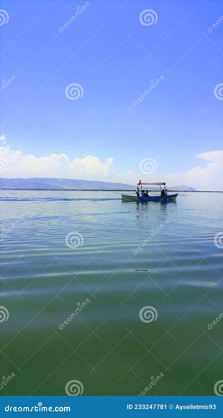 The Beautiful Landscape of Boat Floating on the Lake Editorial Photo ...